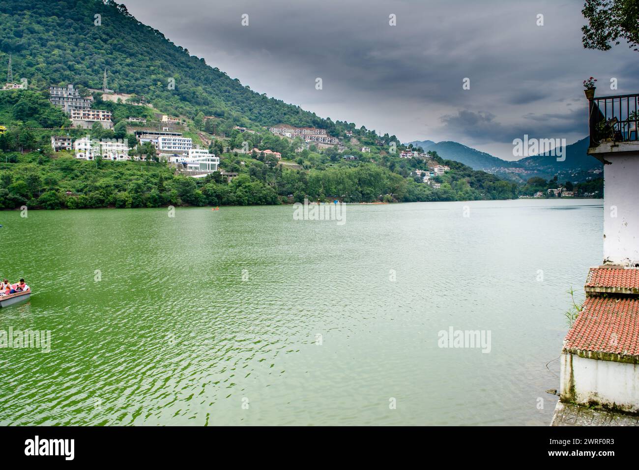 Beautiful Bhimtal Lake is a lake in the town of Bhimtal, in the Indian ...