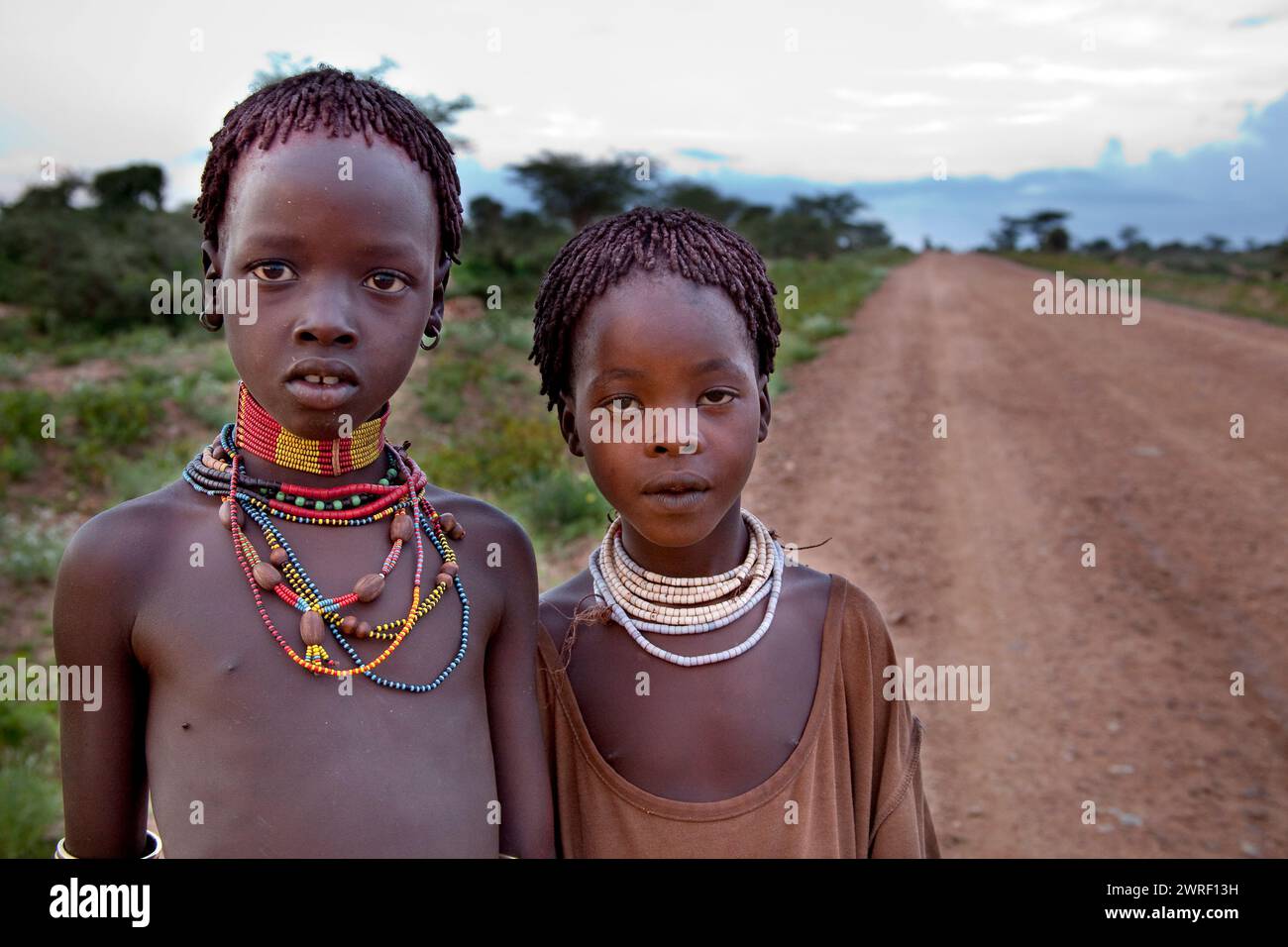 Portrait of a boy from the omo valley hi-res stock photography and ...