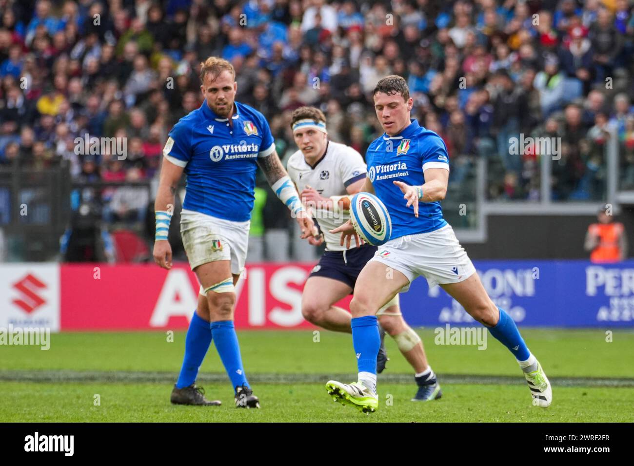 Paolo Garbisi of Italy seen in action during the Guinness Six Nations ...