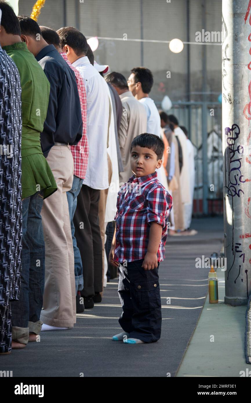 Madrid, Spain - September 10, 2010 : Muslims celebrating Eid al-Fitr ...