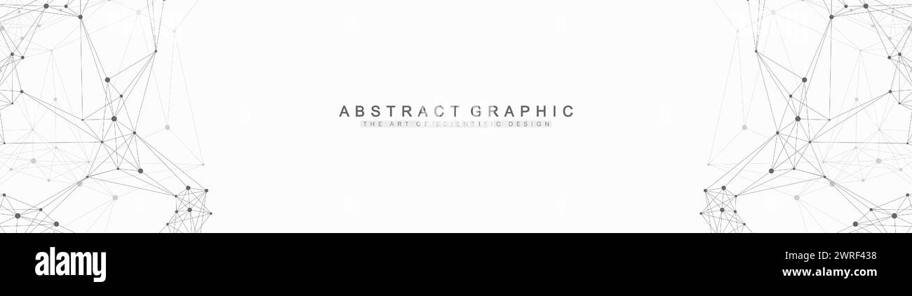 Global network connection banner design template. Header social network ...