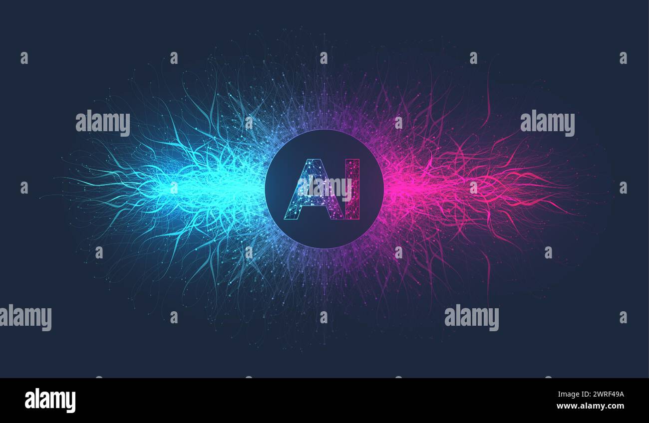 AI Generative Banner Concept In The Digital Style. Generative Ideas ...