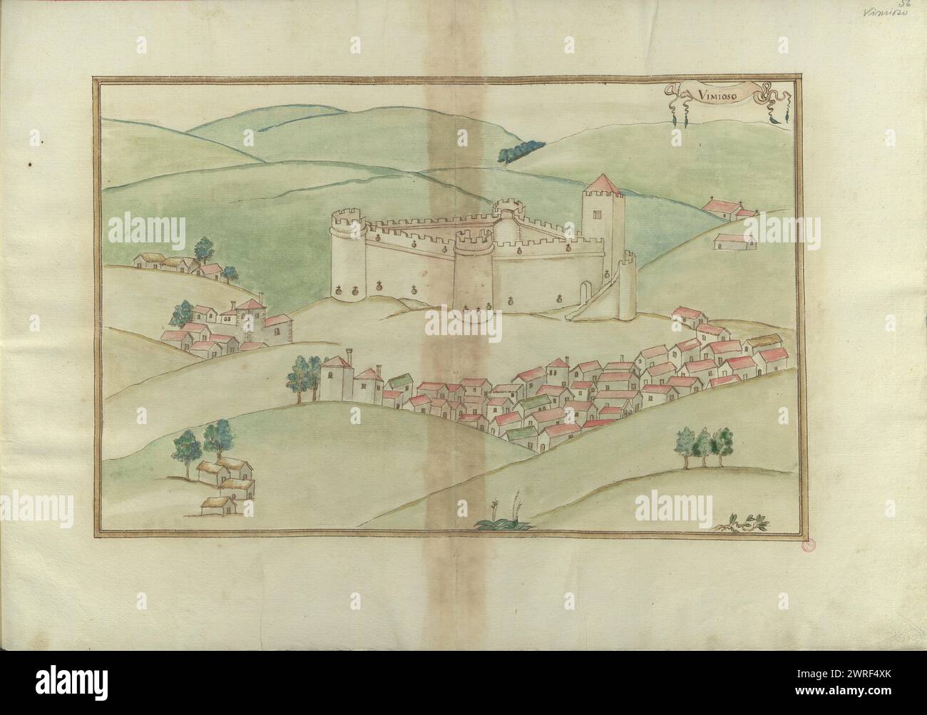 Medieval illuminated manuscript castle hi-res stock photography and ...
