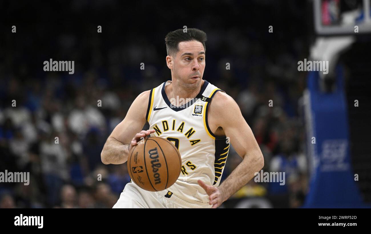 Indiana Pacers guard T.J. McConnell (9) during the first half of an NBA ...