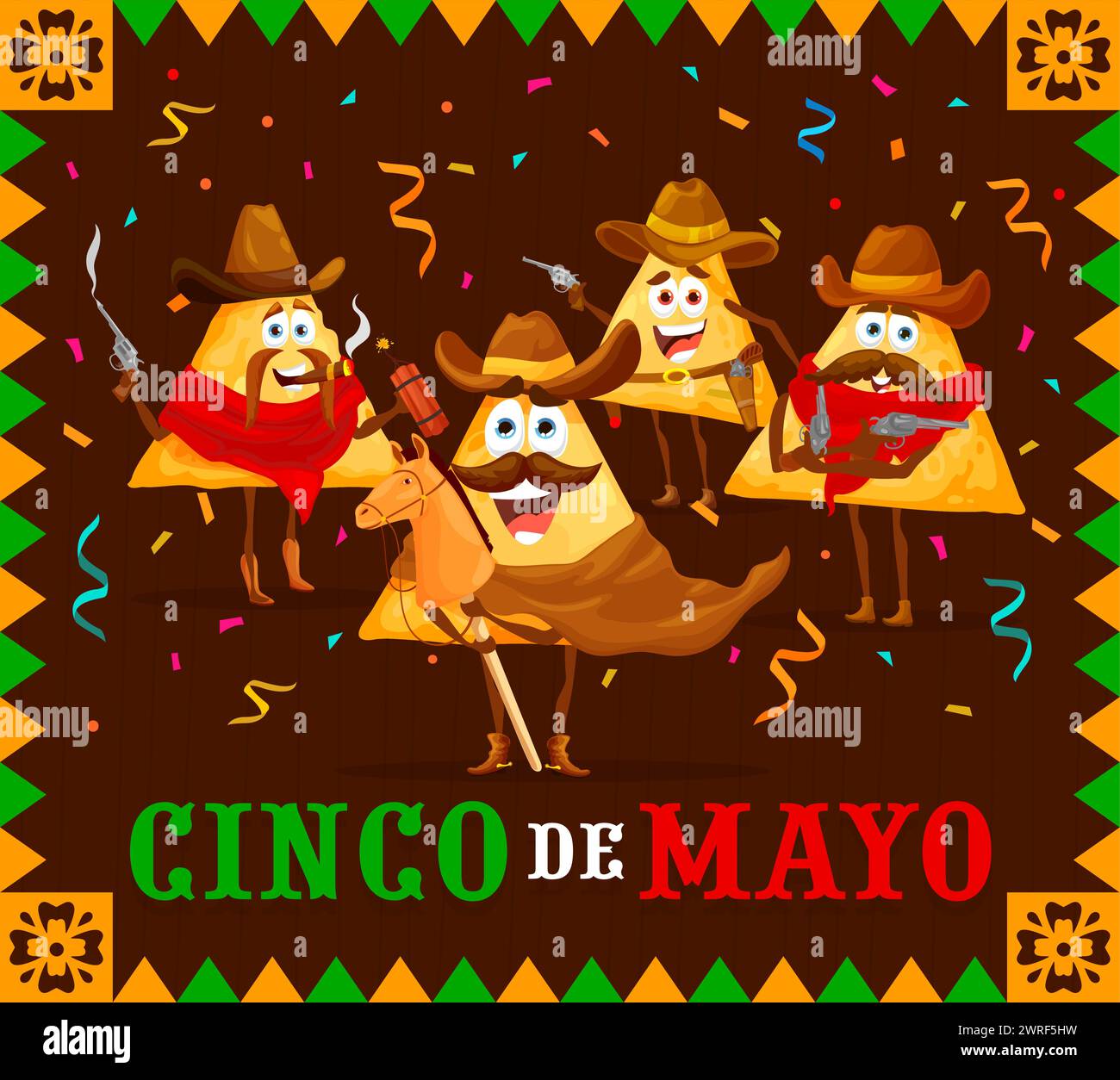Mexican bandits Stock Vector Images - Alamy