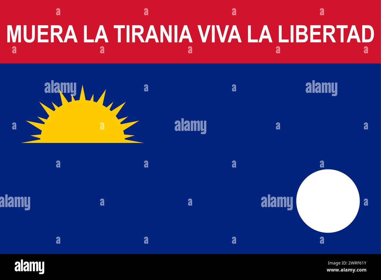 Flag of Falcon State (Bolivarian Republic of Venezuela) Falcón Stock ...