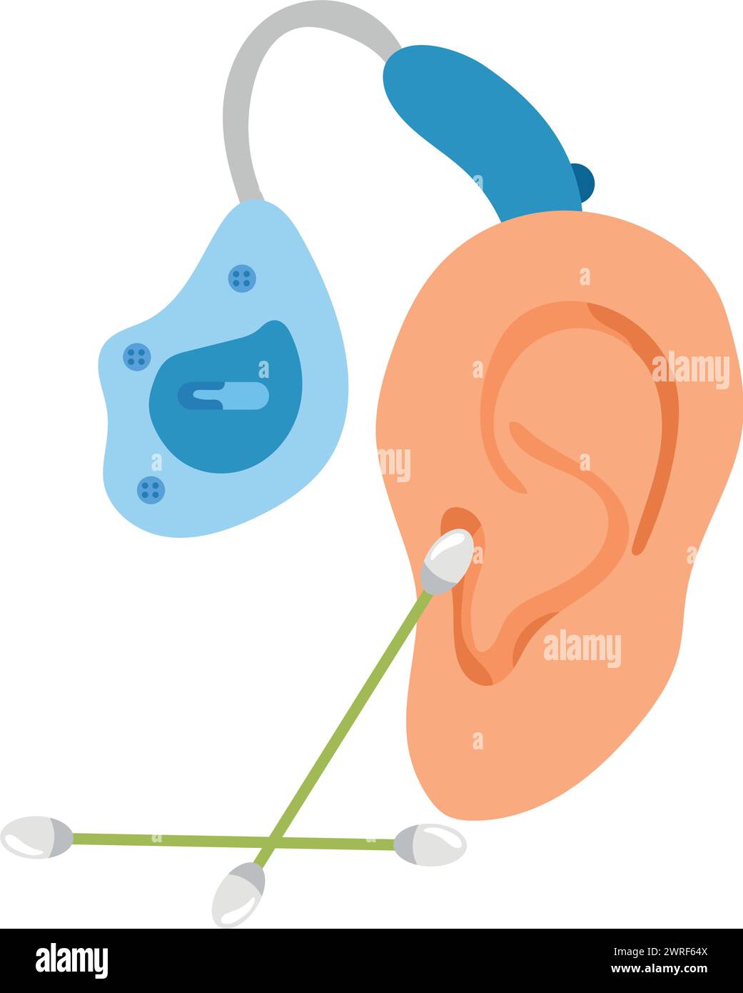 cochlear implant cleaning routine Stock Vector Image & Art - Alamy