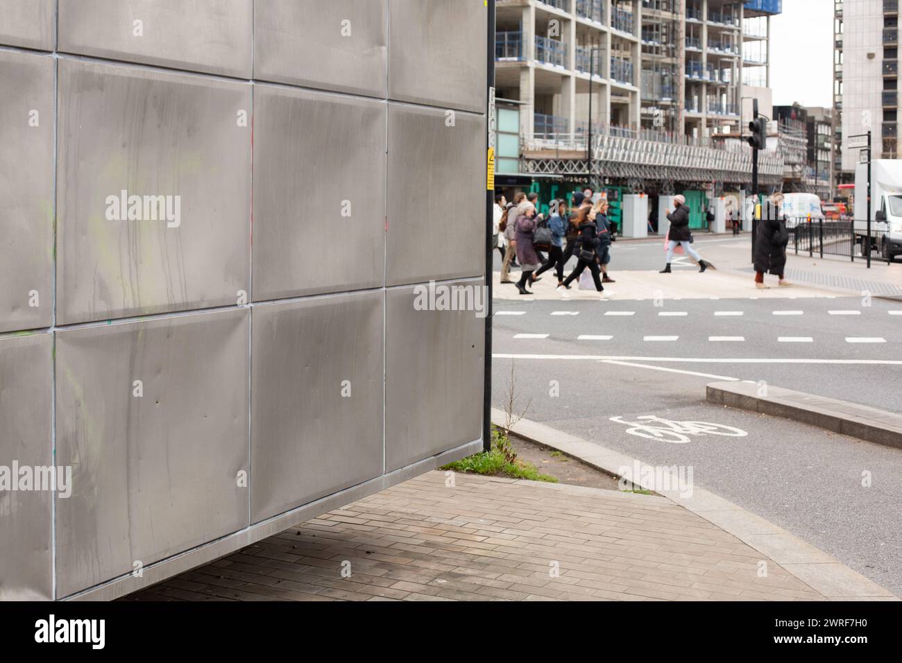 The Michael Faraday Memorial, Elephant and Castle, London Stock Photo ...