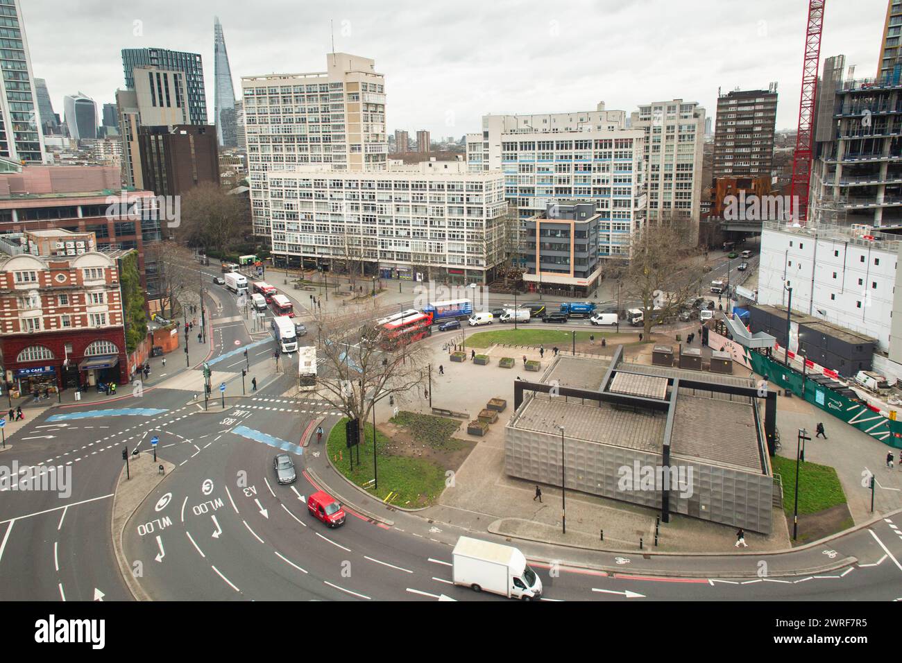 The Michael Faraday Memorial, Elephant and Castle, London Stock Photo ...