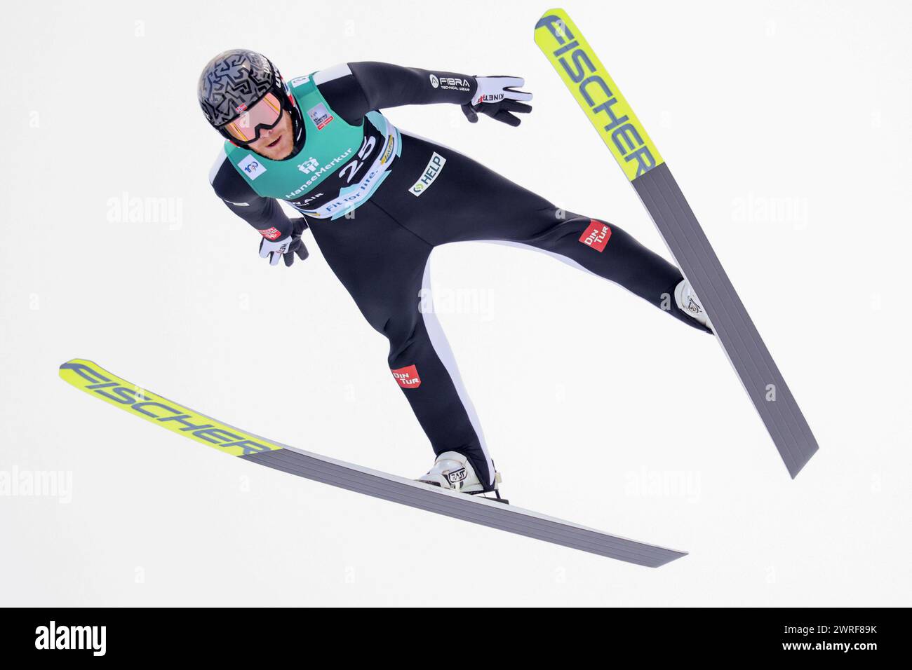 Trondheim 20240312.Robert Johansson during the FIS World Cup jump in ...