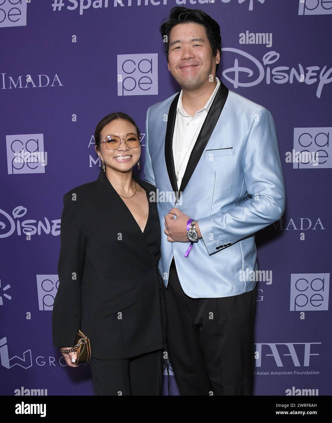Los Angeles, USA. 11th Mar, 2024. (L-R) Adele Lim and Dennis Kwan at ...