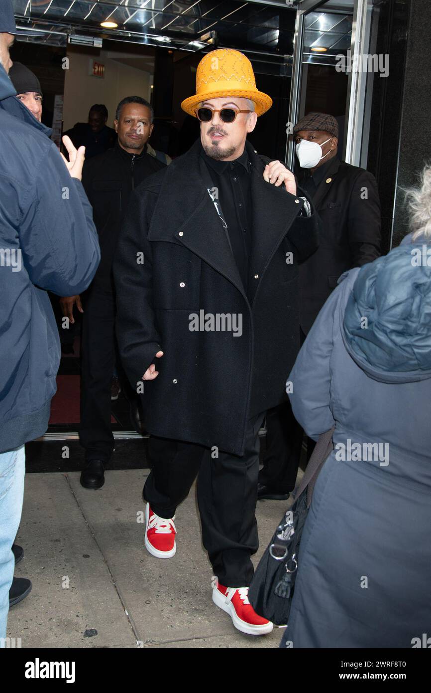Boy George Sighting in NYC Featuring: Boy George Where: New York, New ...