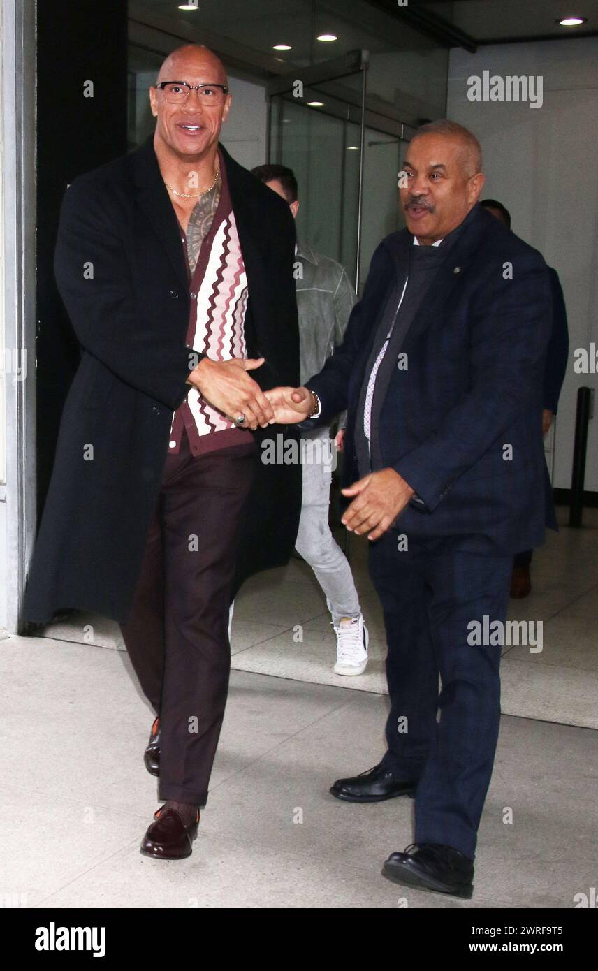 Dwayne 'The Rock' Johnson on 'The Drew Barrymore Show' in New York ...