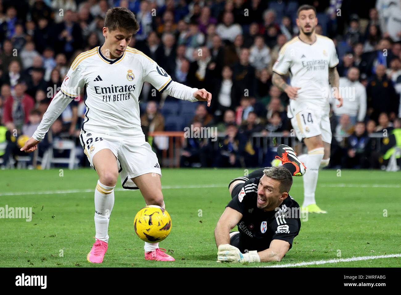 Madrid, Spain. 10th Mar, 2024. Arda Guler of Real Madrid CF during the ...