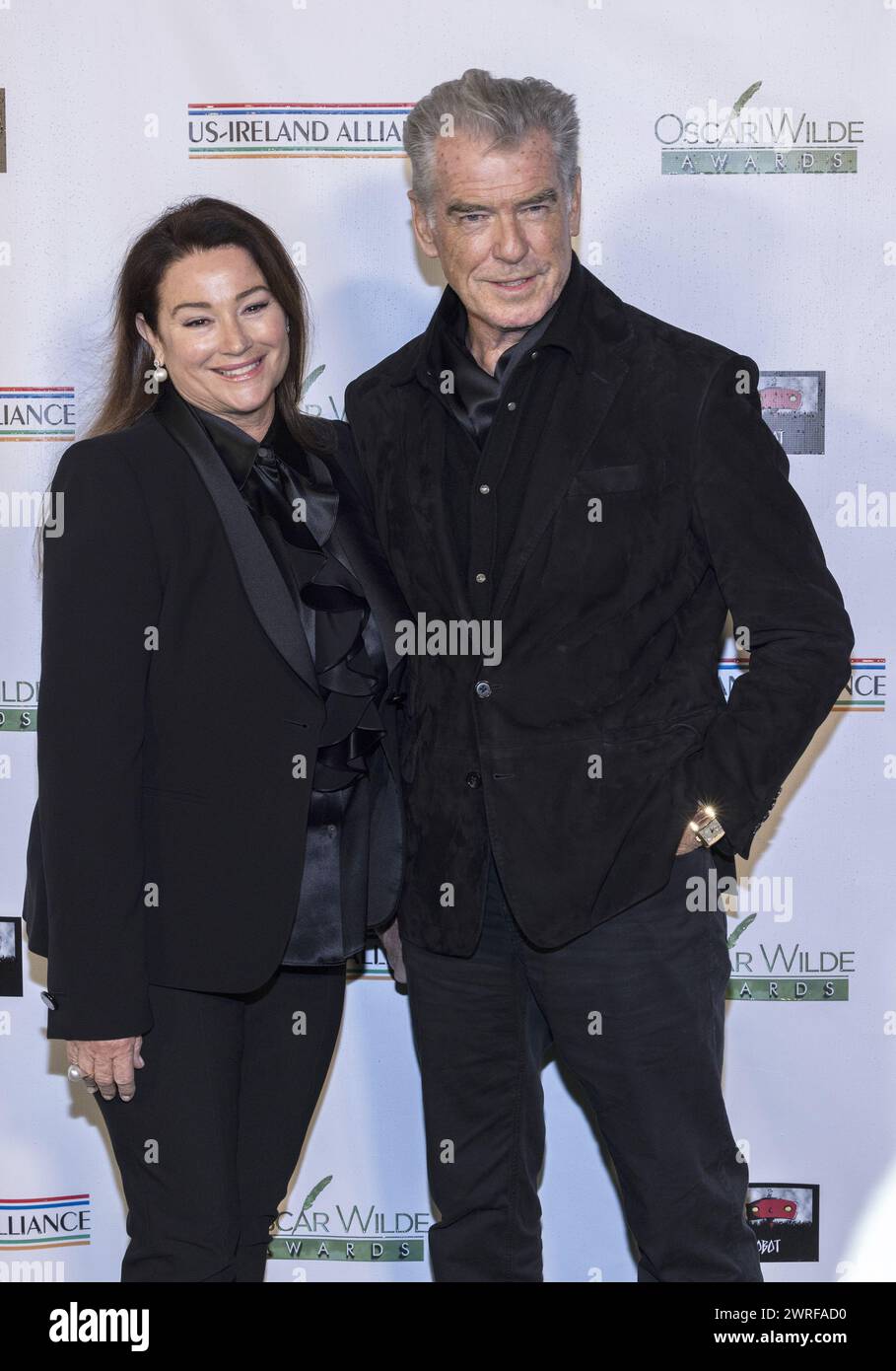 Arrivals for the 18th Annual Oscar Wilde Awards Featuring: Pierce ...