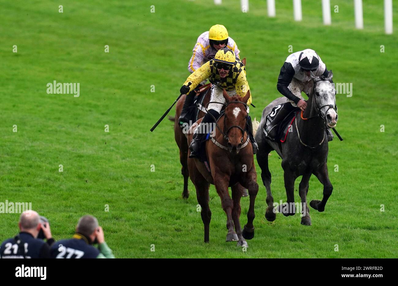 Paul Townend aboard State Man after winning the Unibet Champion Hurdle ...