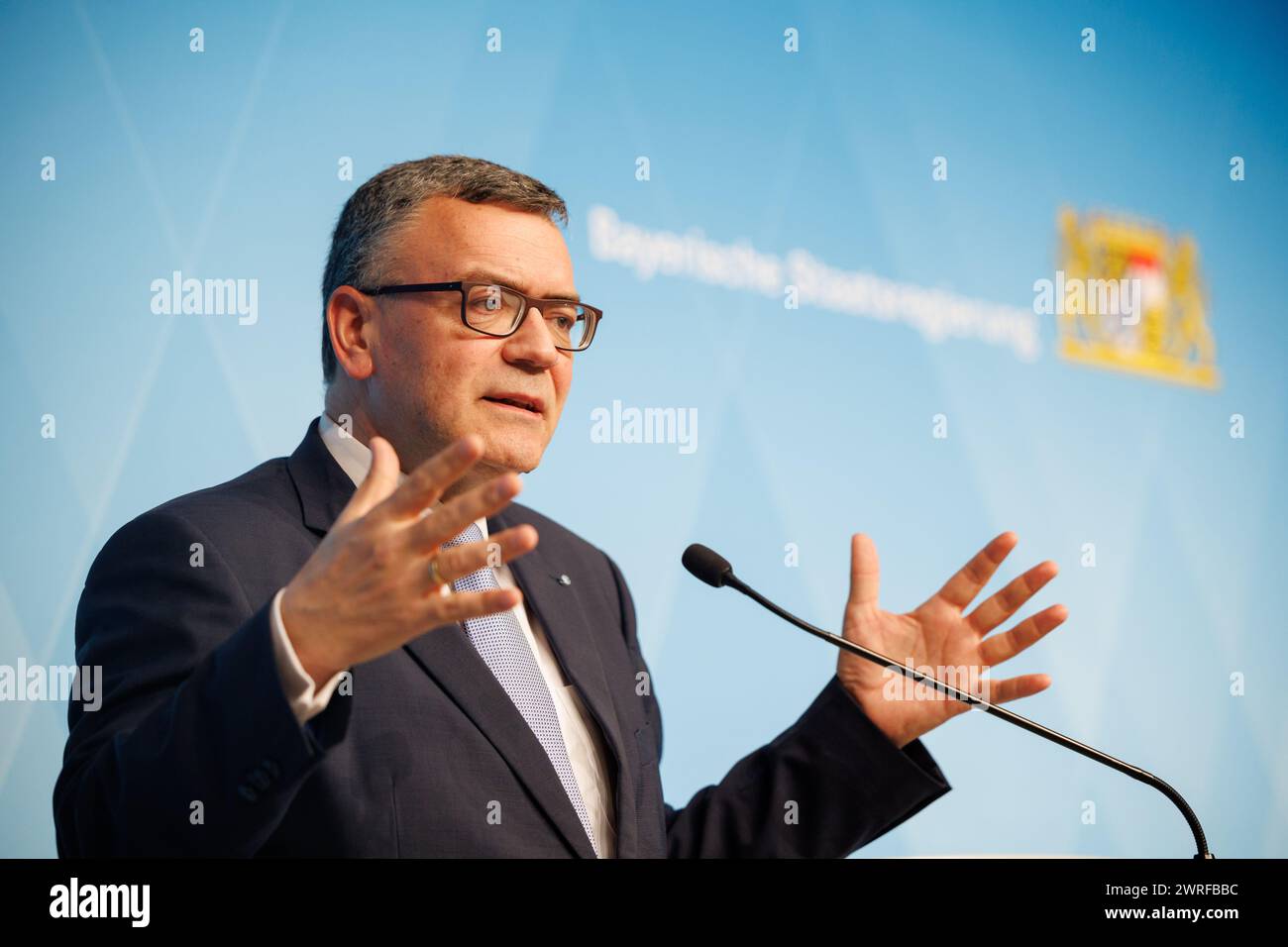 Munich, Germany. 12th Mar, 2024. Florian Herrmann (CSU), Head of the ...