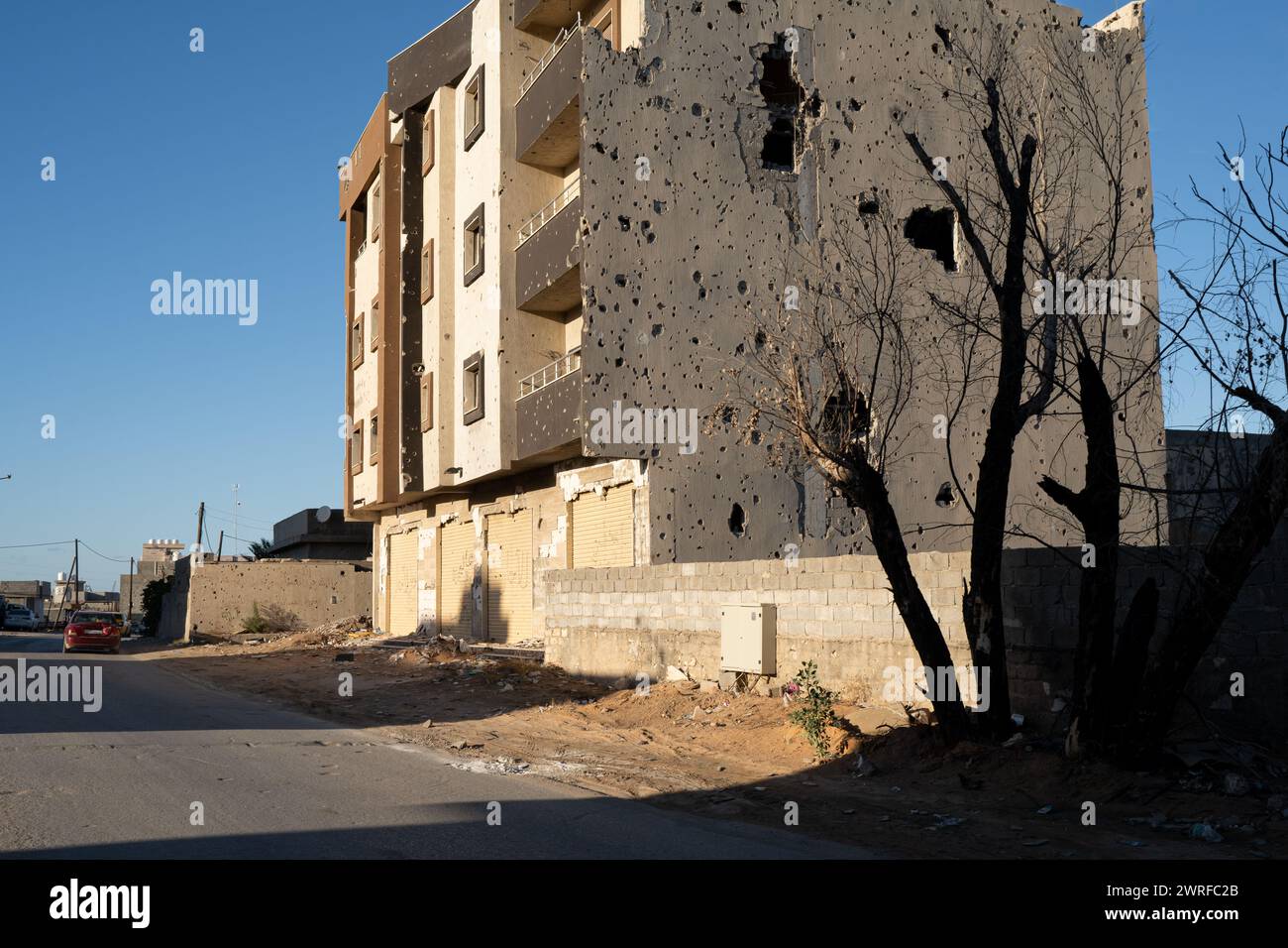 Buildings destroyed by the war in Tripoli, Libya, 2021 Stock Photo - Alamy