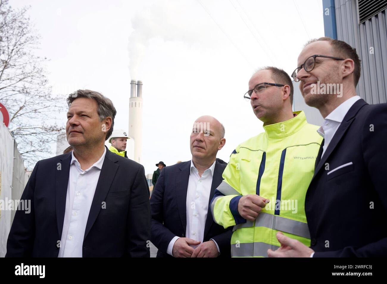 Robert Habeck, Kai Wegner, Christoph Donner und Christian Feuerherd bei ...