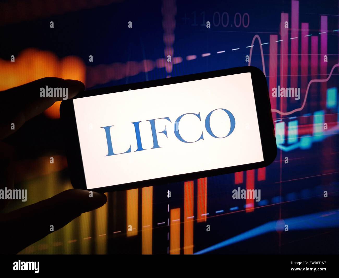Konskie, Poland - March 11, 2024: Lifco company logo displayed on ...