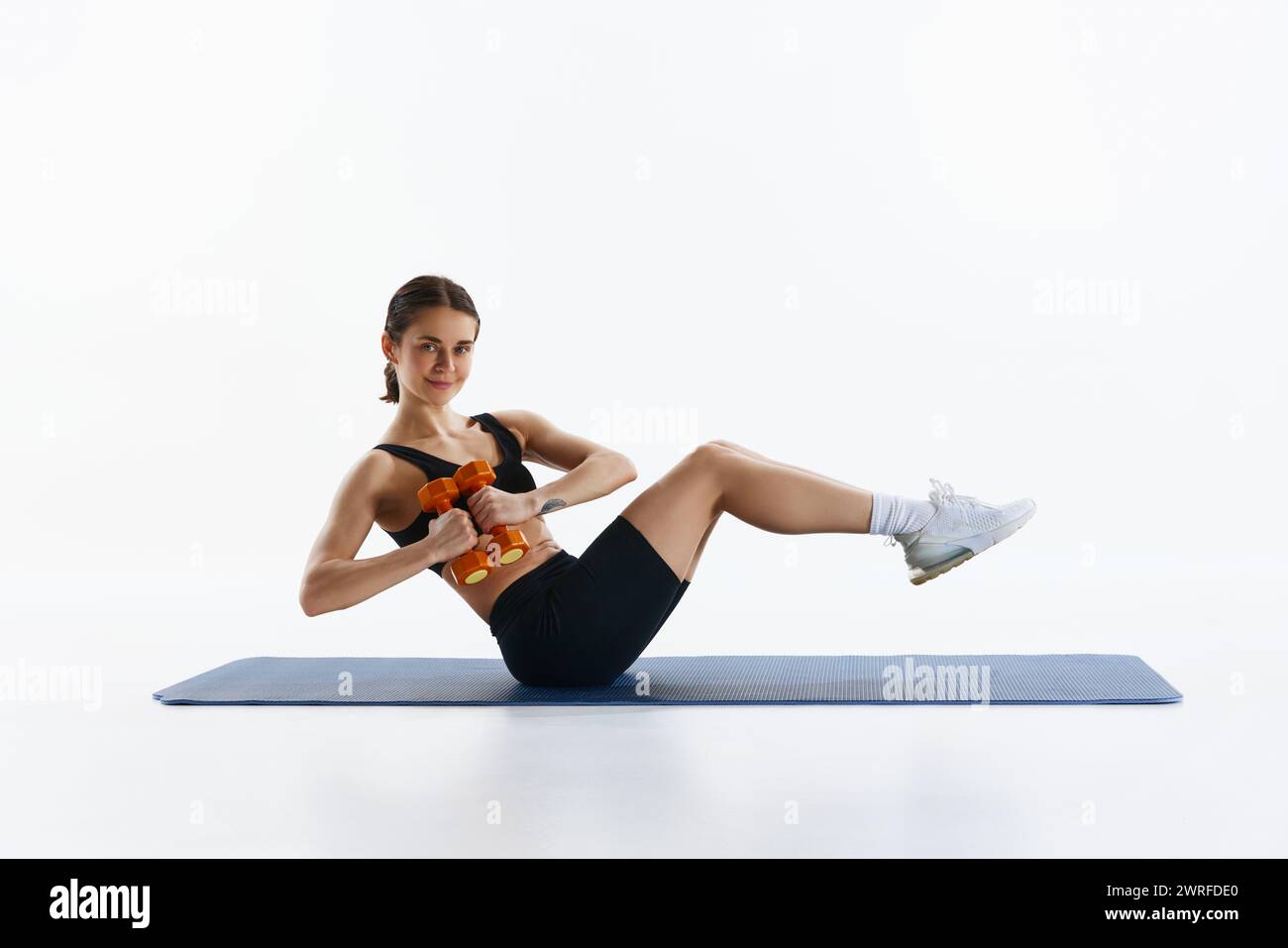 Russian twist gym hi-res stock photography and images - Alamy