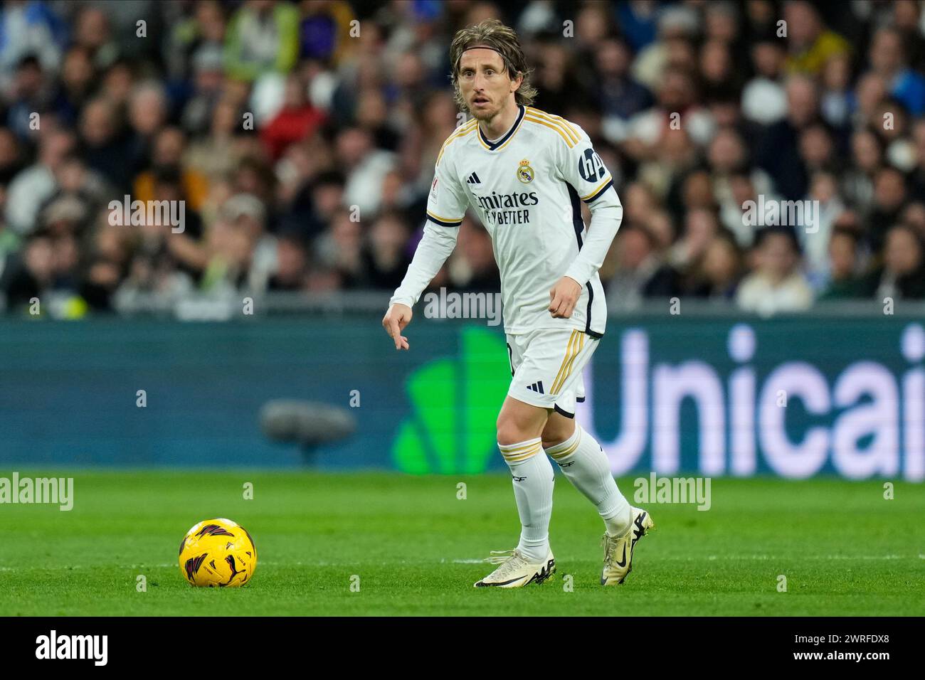 Madrid, Spain. 10th Mar, 2024. Luka Modric of Real Madrid during the La ...