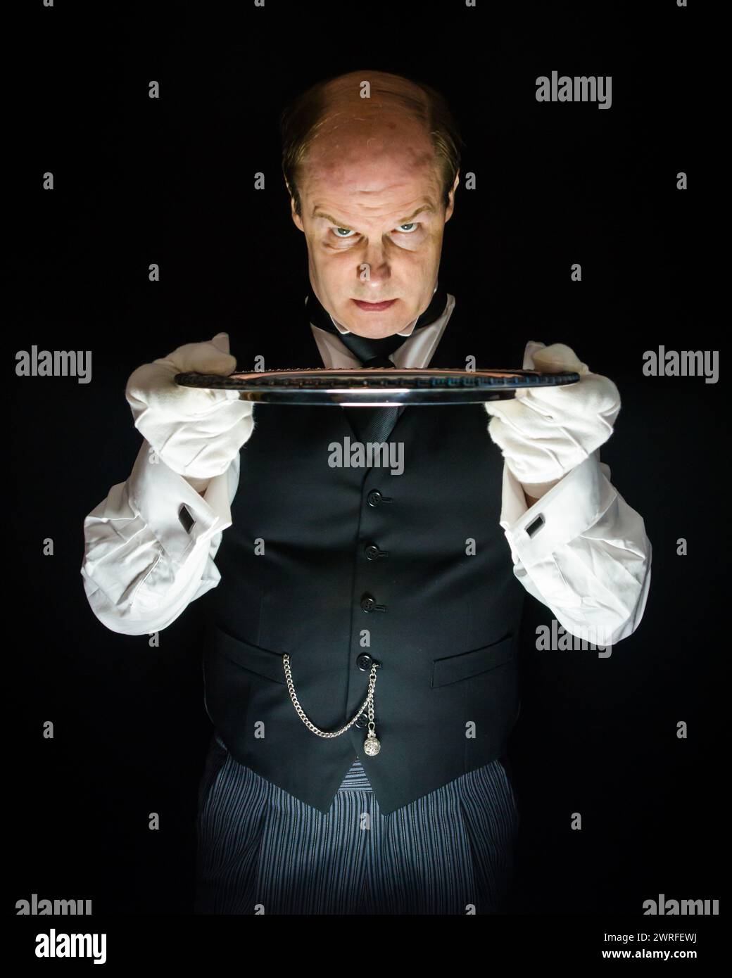 Creepy man in suit hi-res stock photography and images - Alamy