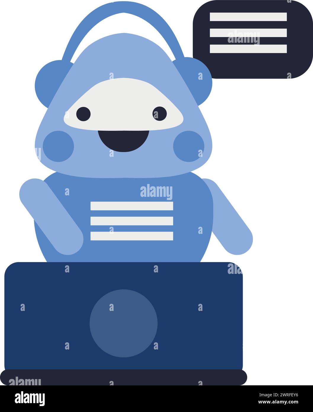 chatbot user service Stock Vector Image & Art - Alamy