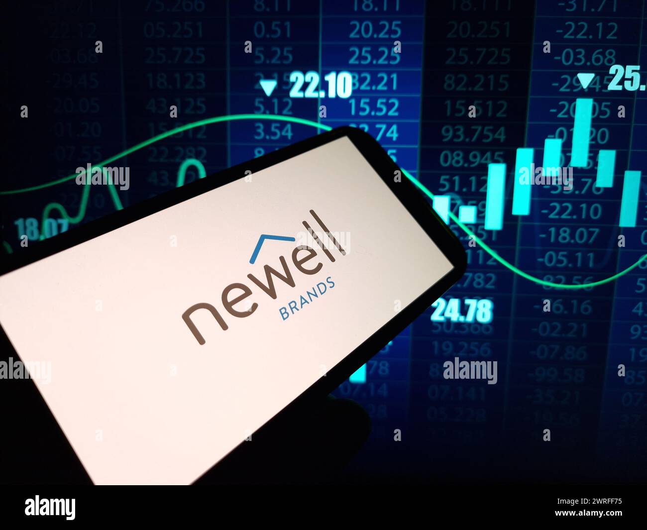 Konskie, Poland - March 11, 2024: Newell Brands company logo displayed ...