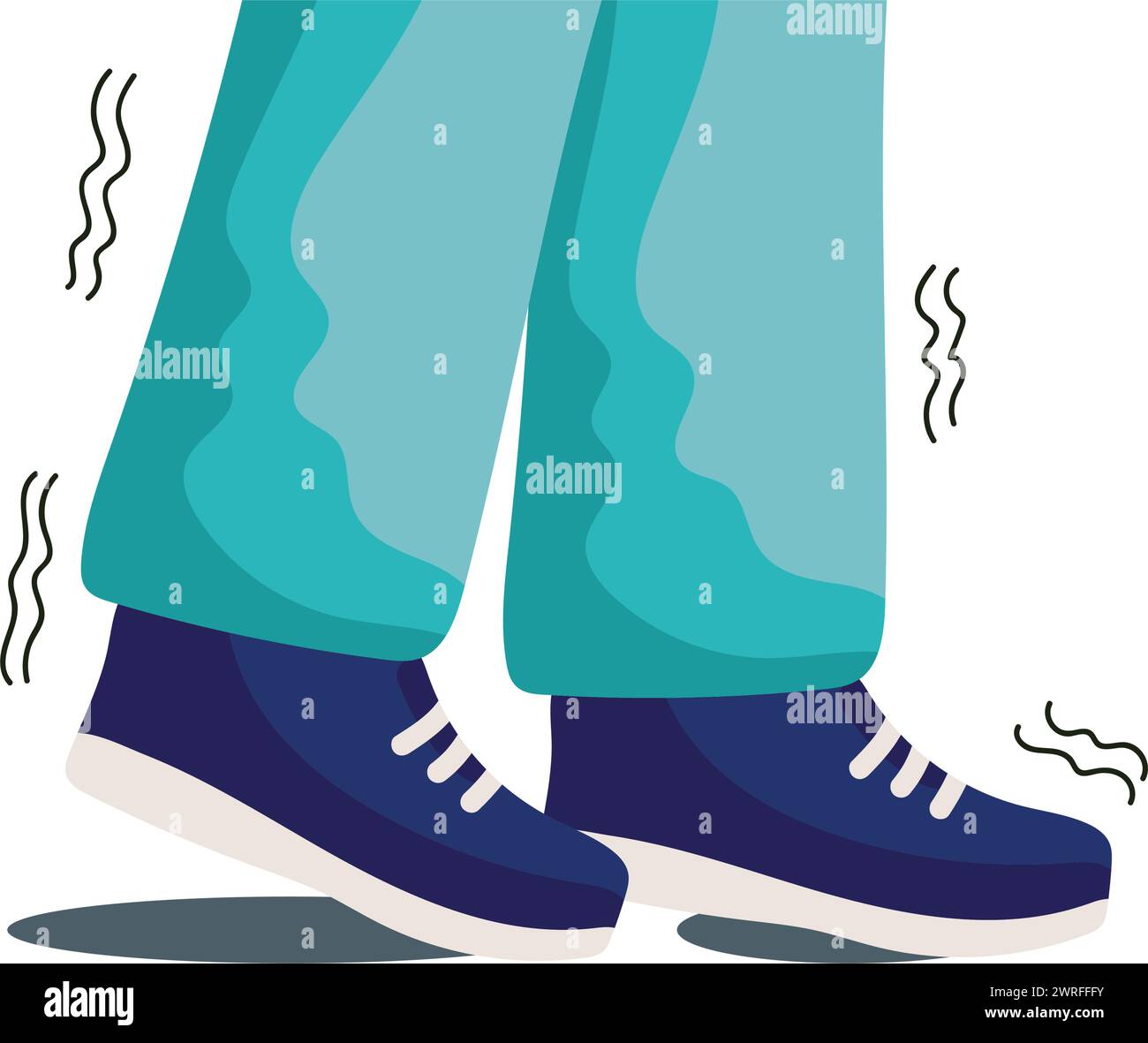 Difficulty walking Stock Vector Images - Alamy