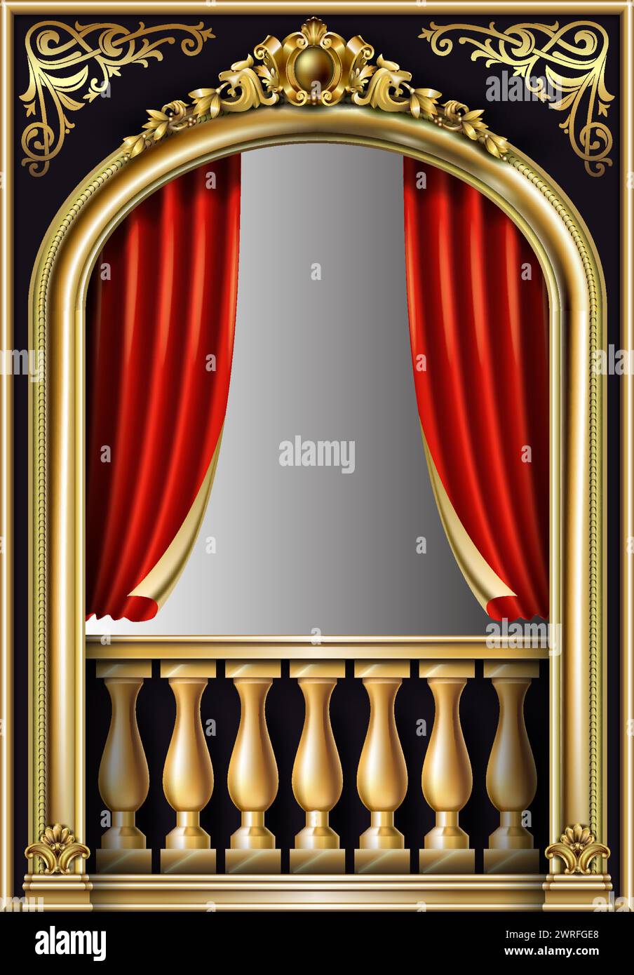 Spectator box Stock Vector Images - Alamy