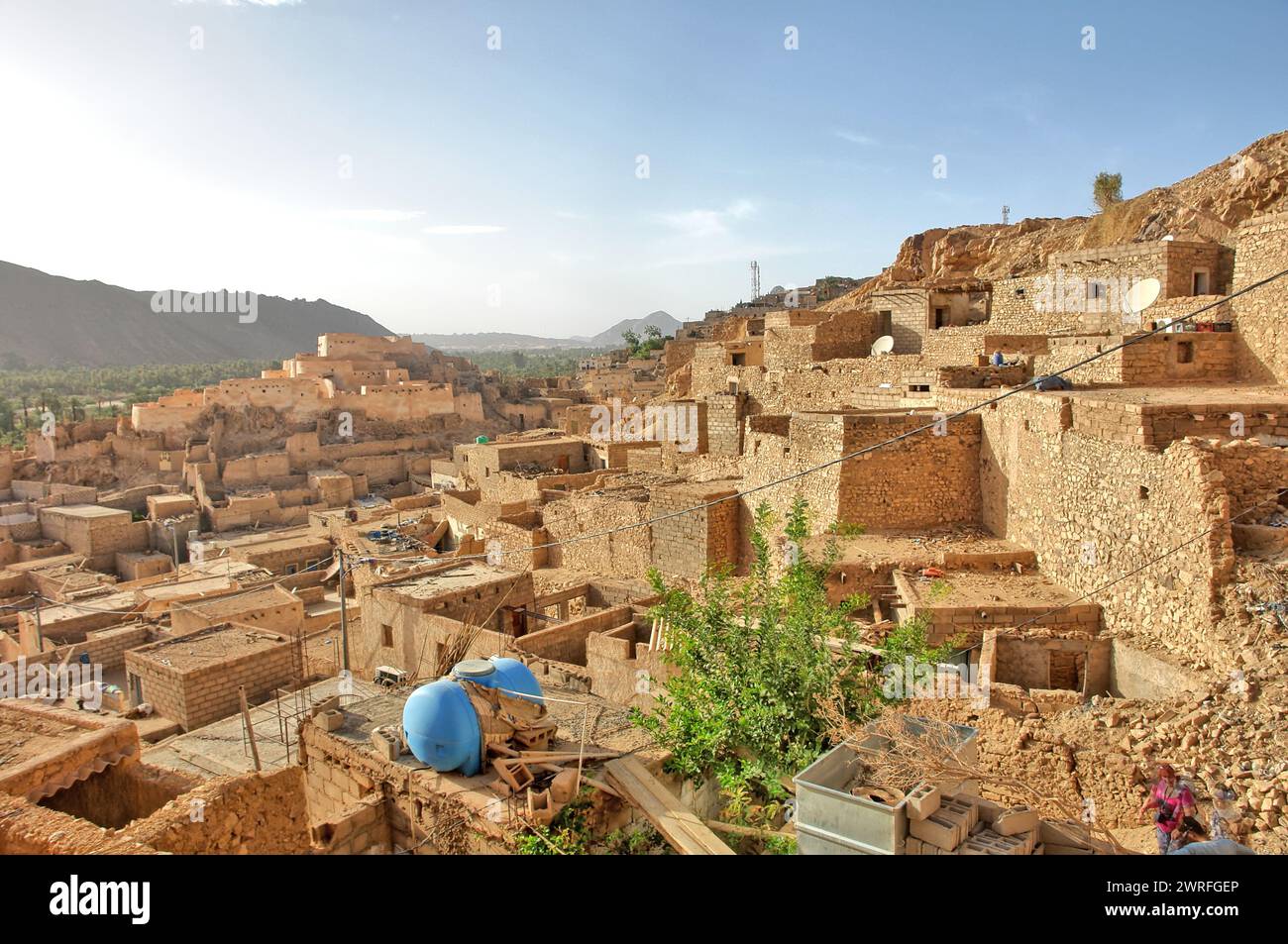 Djanet - a city in the south of Algeria on the edge of the Sahara ...
