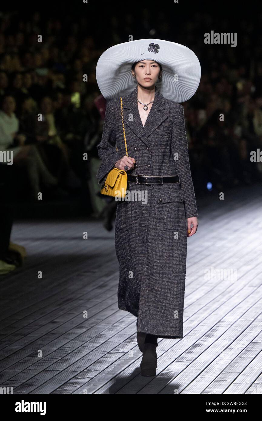 Paris, France. 05th Mar, 2024. A model walks on the runway at the ...