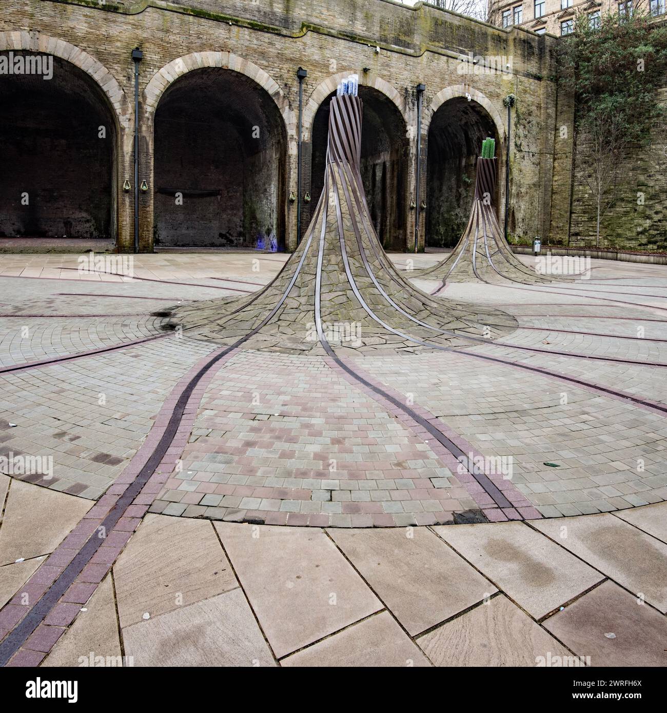 'Fibres', a site-specific sculpture at St Blaise Square,nearby to ...