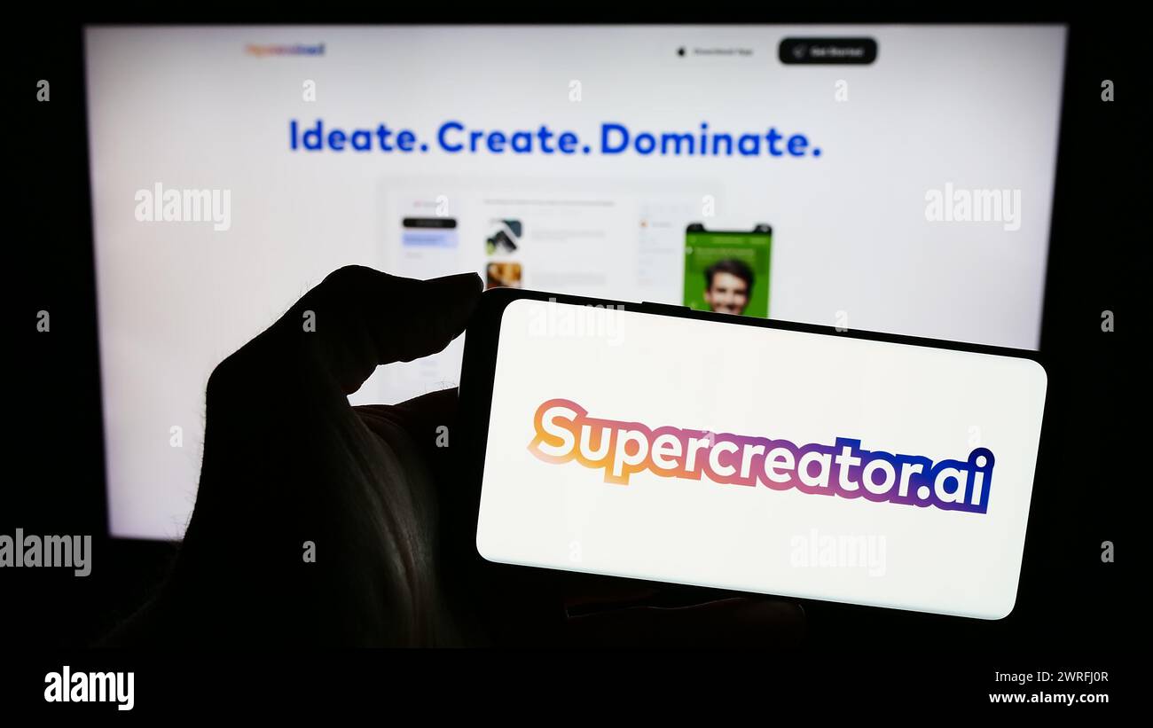 Supercreator ai logo hi-res stock photography and images - Alamy