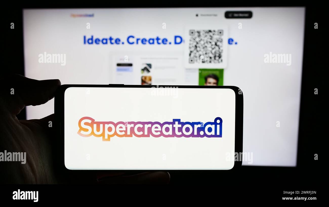 Supercreator logo hi-res stock photography and images - Alamy
