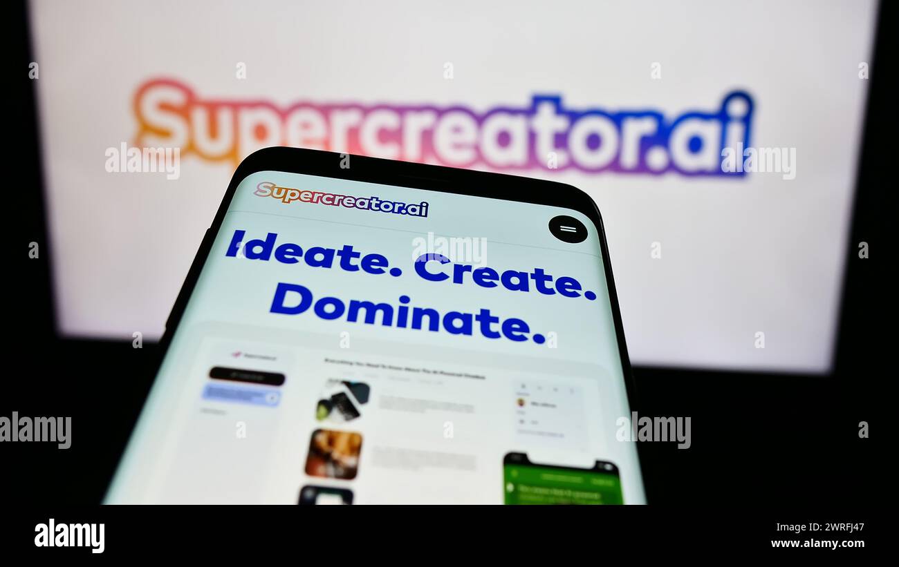 Supercreator logo hi-res stock photography and images - Alamy
