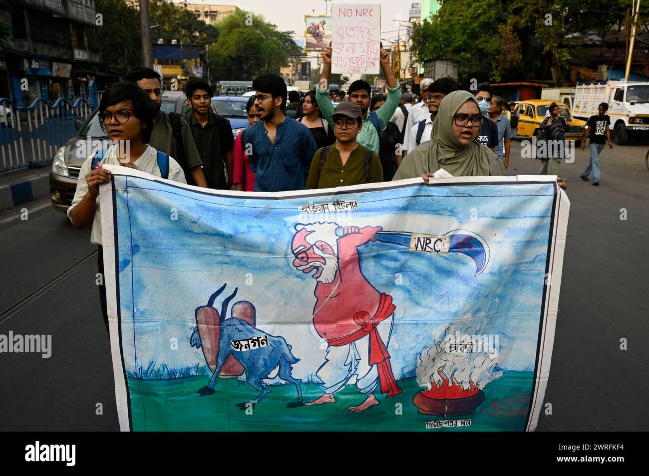 Kolkata, India. 12th Mar, 2024. KOLKATA, INDIA - MARCH 12: Social ...