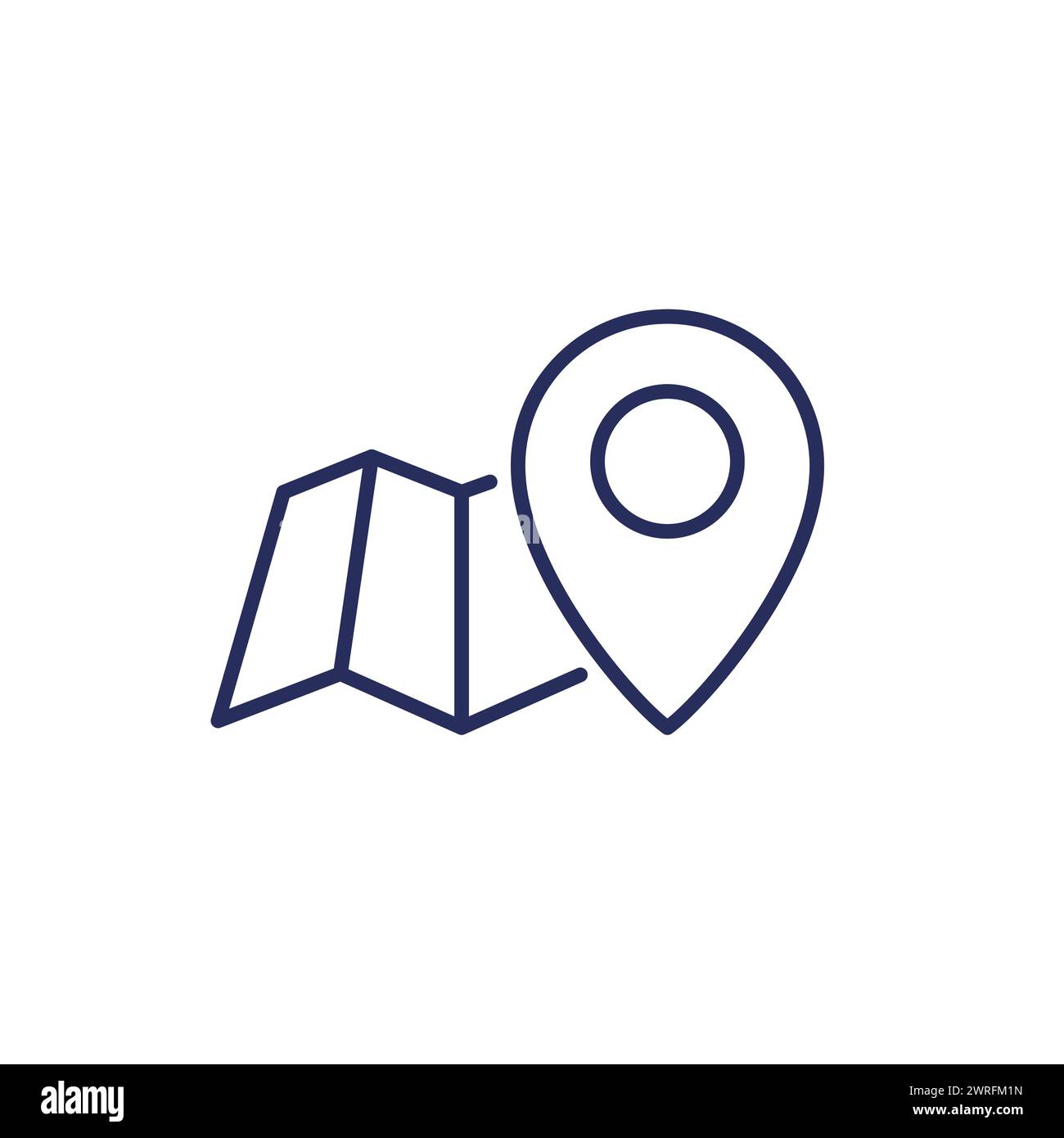 Map line Cut Out Stock Images & Pictures - Alamy