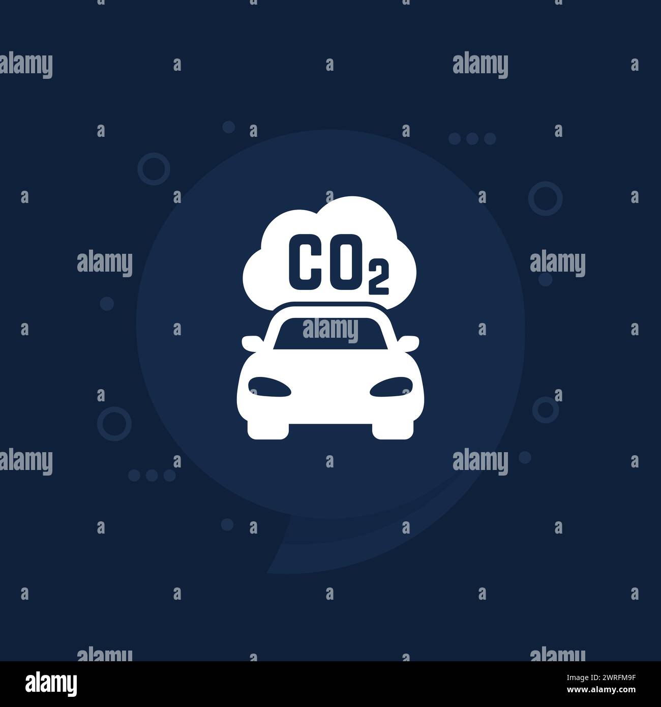 carbon emissions of a car vector icon Stock Vector Image & Art - Alamy