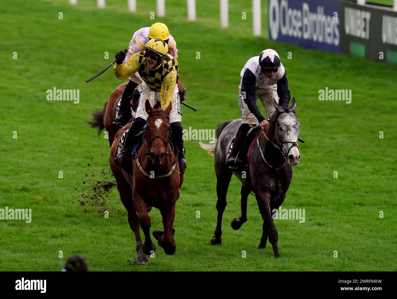 Jockey Paul Townend on State Man comes home to win the Unibet Champion ...