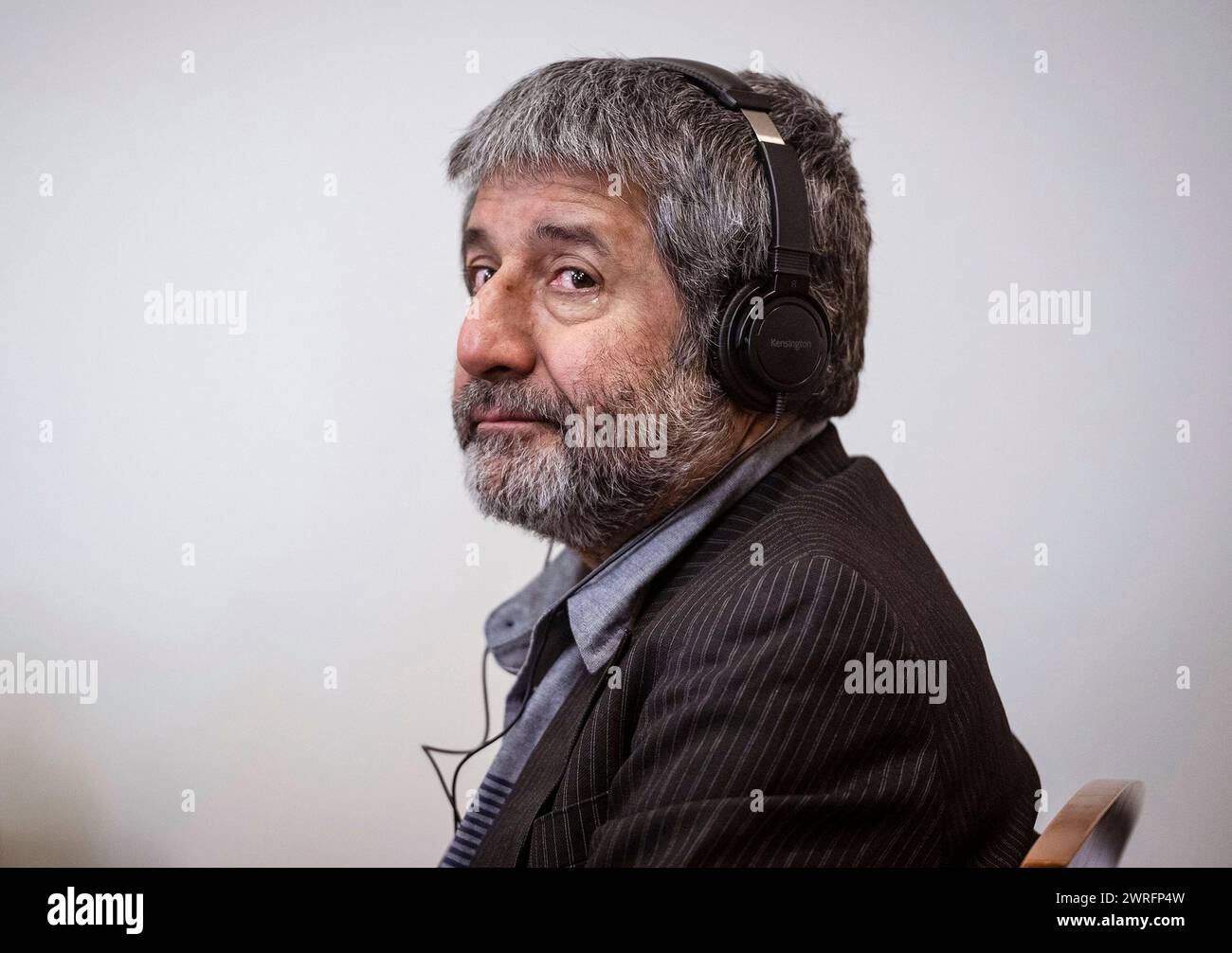 Muhammad Syed tears up during opening statements at the Bernalillo ...