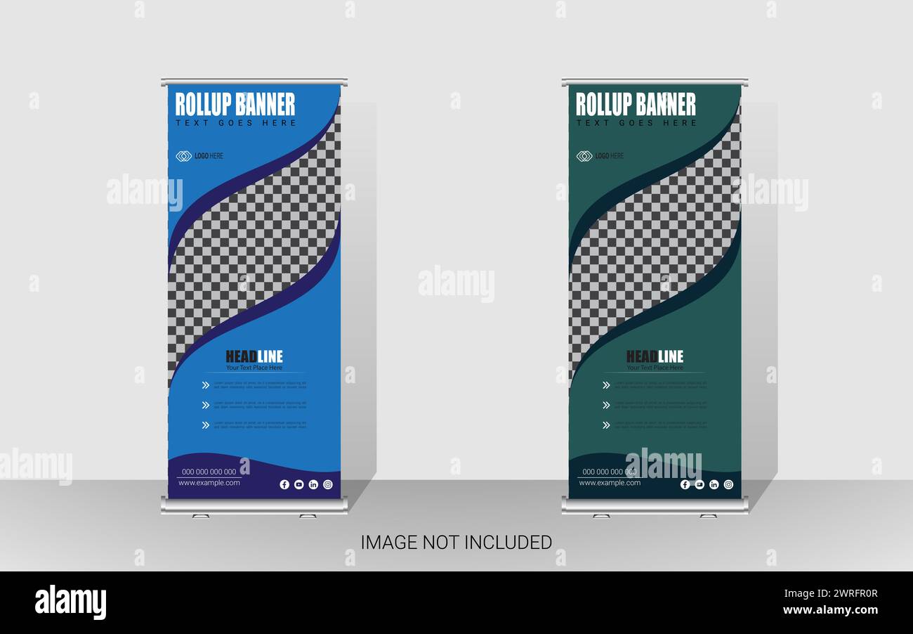 Professional roll up banner, stand billboard, or corporate roll-up ...