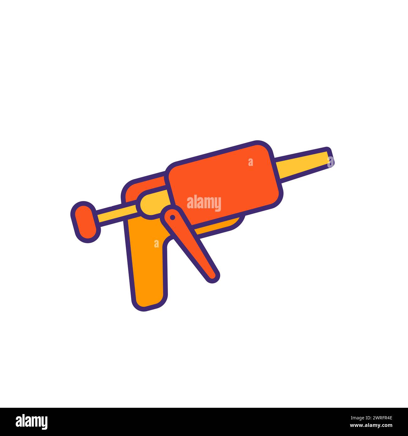 Glue gun isolated Stock Vector Images - Alamy