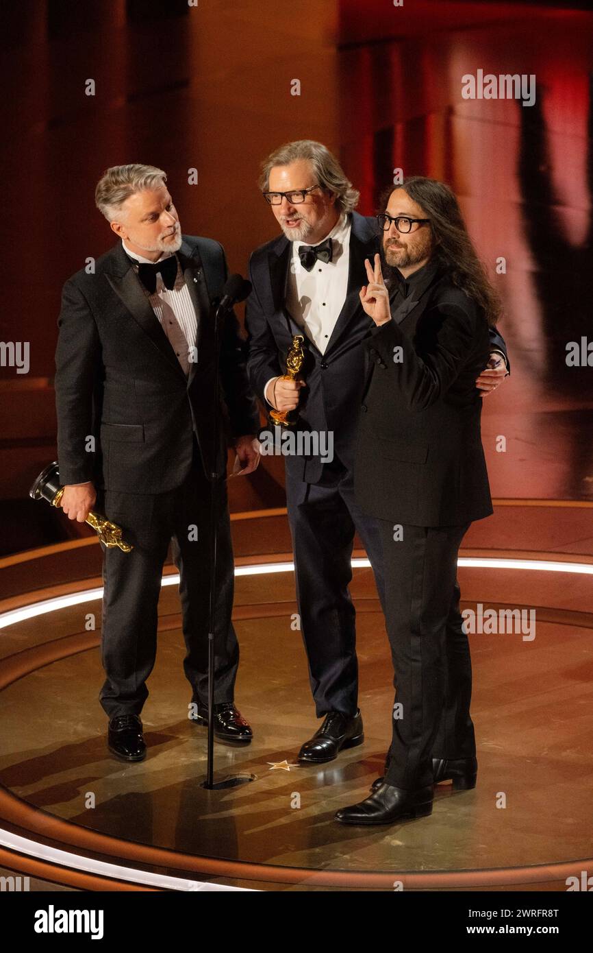 Hollywood, USA. 10th Mar, 2024. Brad Booker, Dave Mullins and Sean ...
