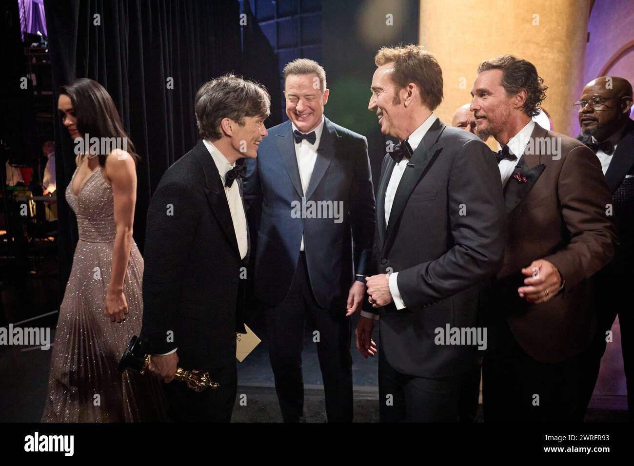 Los Angeles, USA. 10th Mar, 2024. Cillian Murphy backstage with the ...