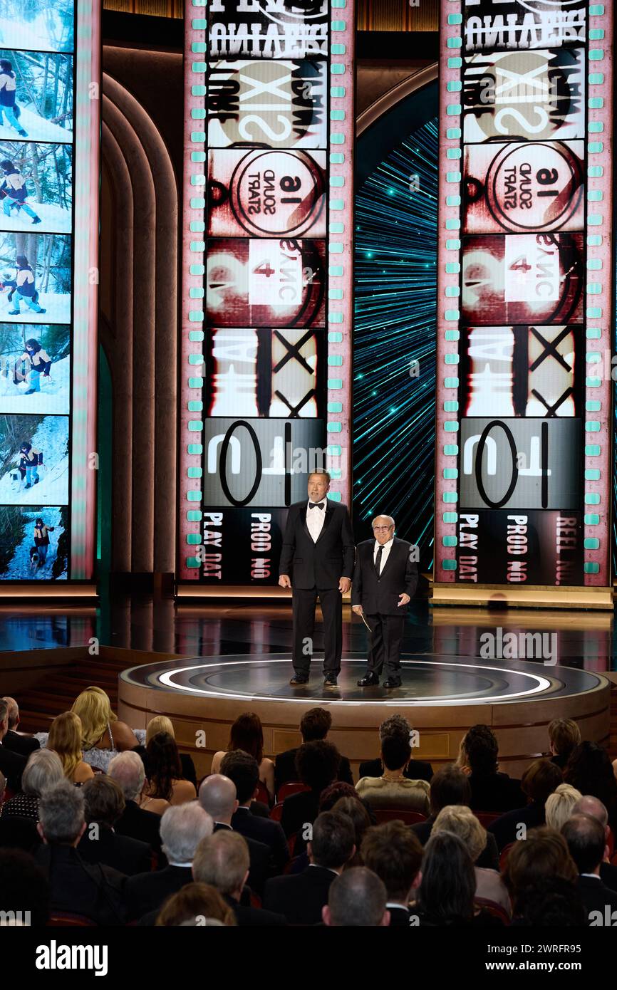Hollywood, USA. 10th Mar, 2024. Arnold Schwarzenegger and Danny DeVito ...