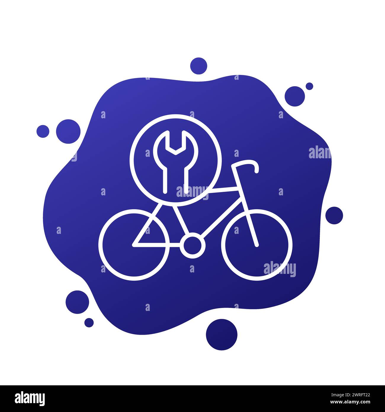 Bicycle repair garage icon hi-res stock photography and images - Alamy