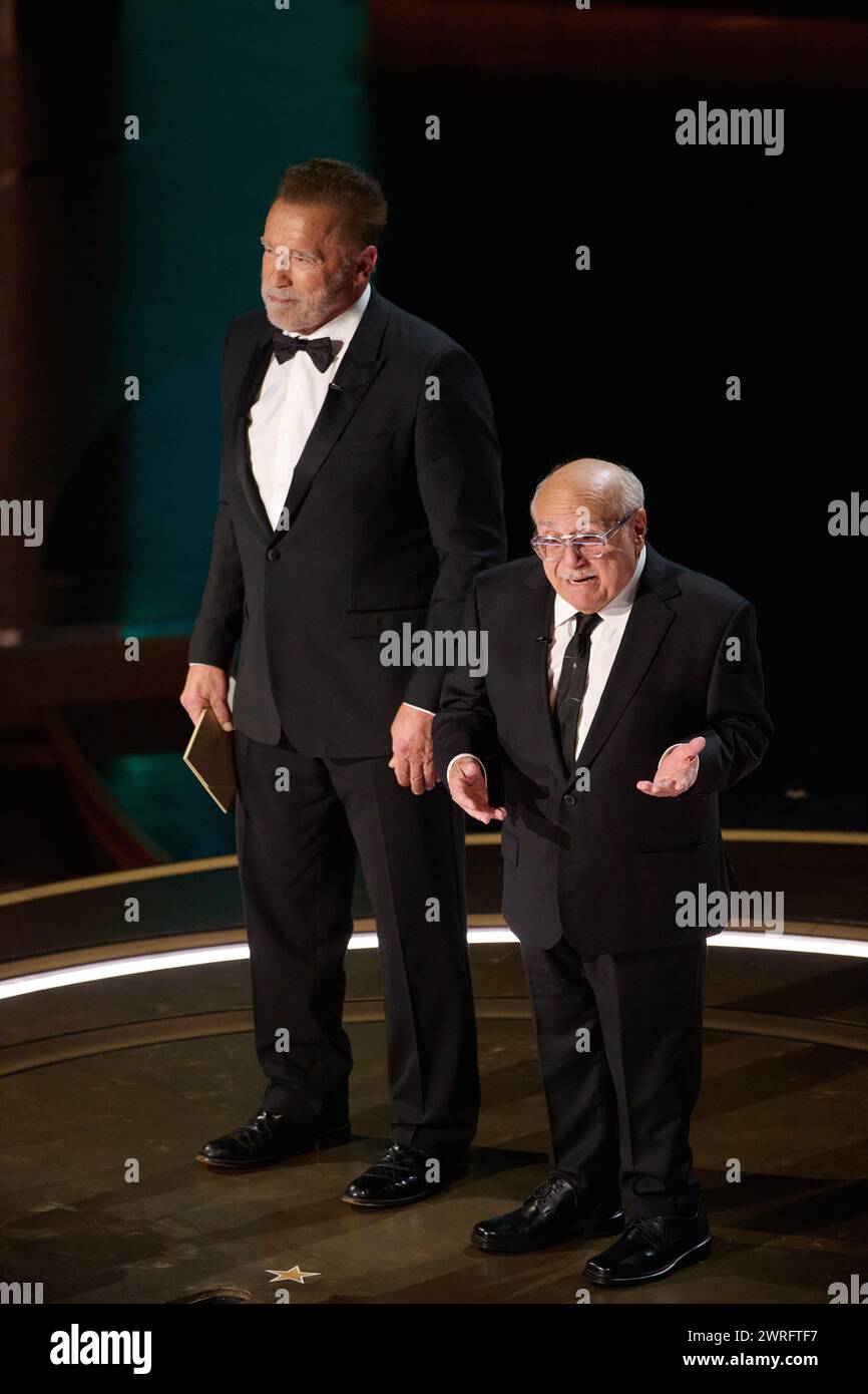 Hollywood, USA. 10th Mar, 2024. Arnold Schwarzenegger and Danny DeVito ...