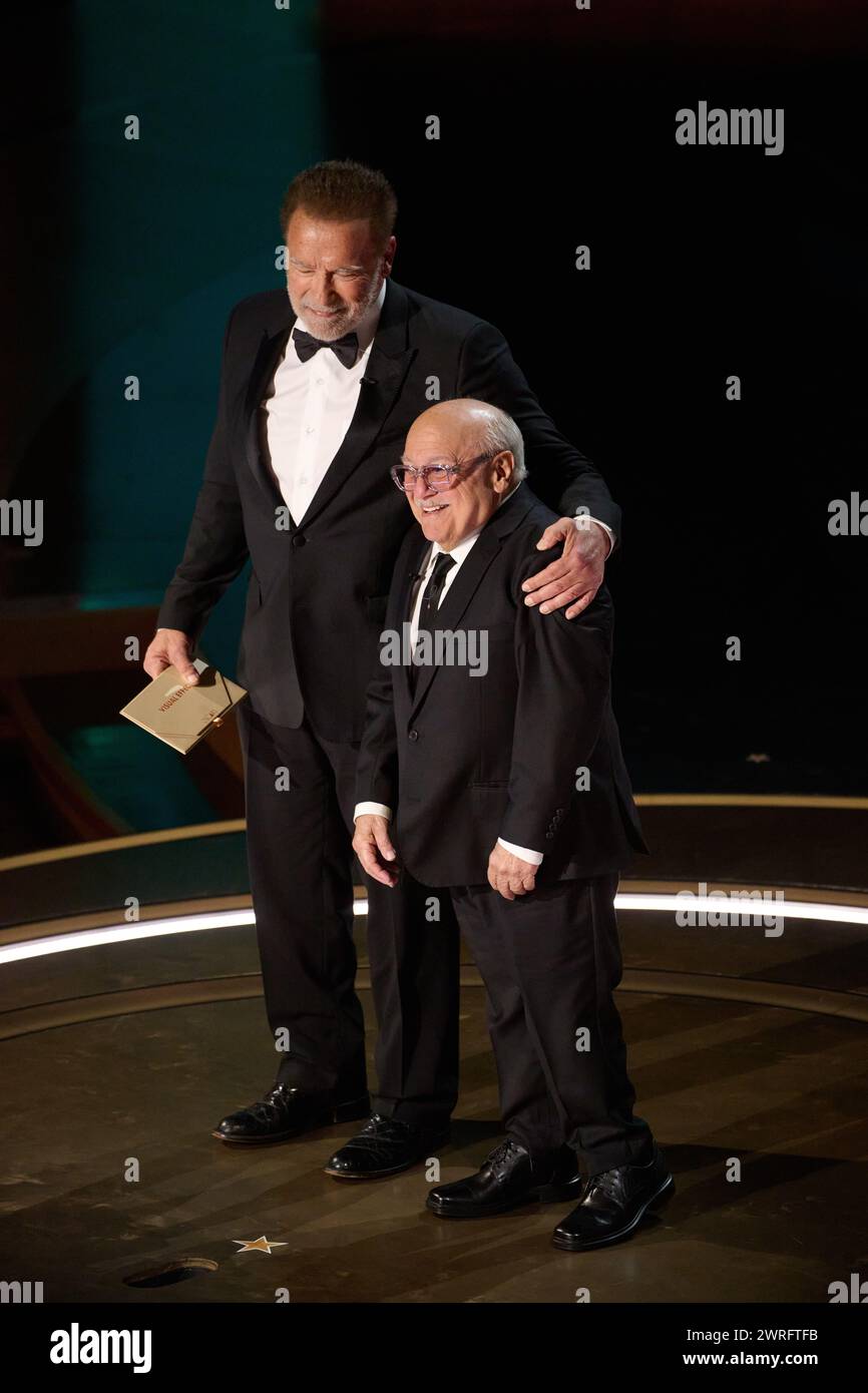 Hollywood, USA. 10th Mar, 2024. Arnold Schwarzenegger and Danny DeVito ...